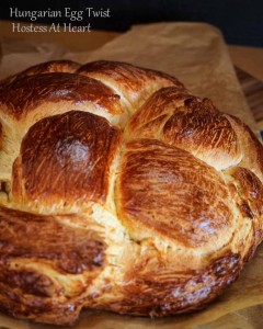 Hungarian Egg Twist Bread - Hostess At Heart