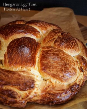 Hungarian Egg Twist Bread - Hostess At Heart