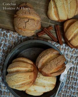 Conchas (Mexican Sweet Bread) Recipe - Hostess At Heart
