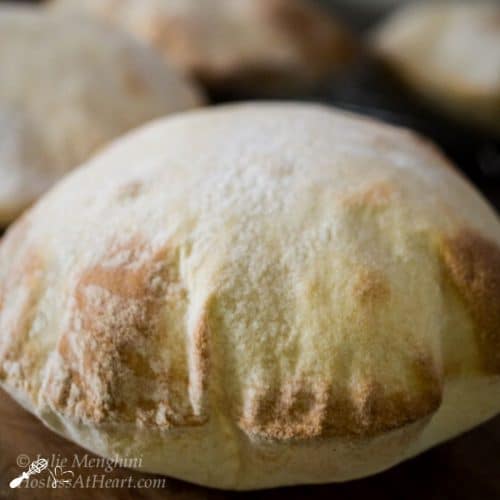 Easy Pita Bread Recipe (Homemade Pocket Bread) - Hostess At Heart