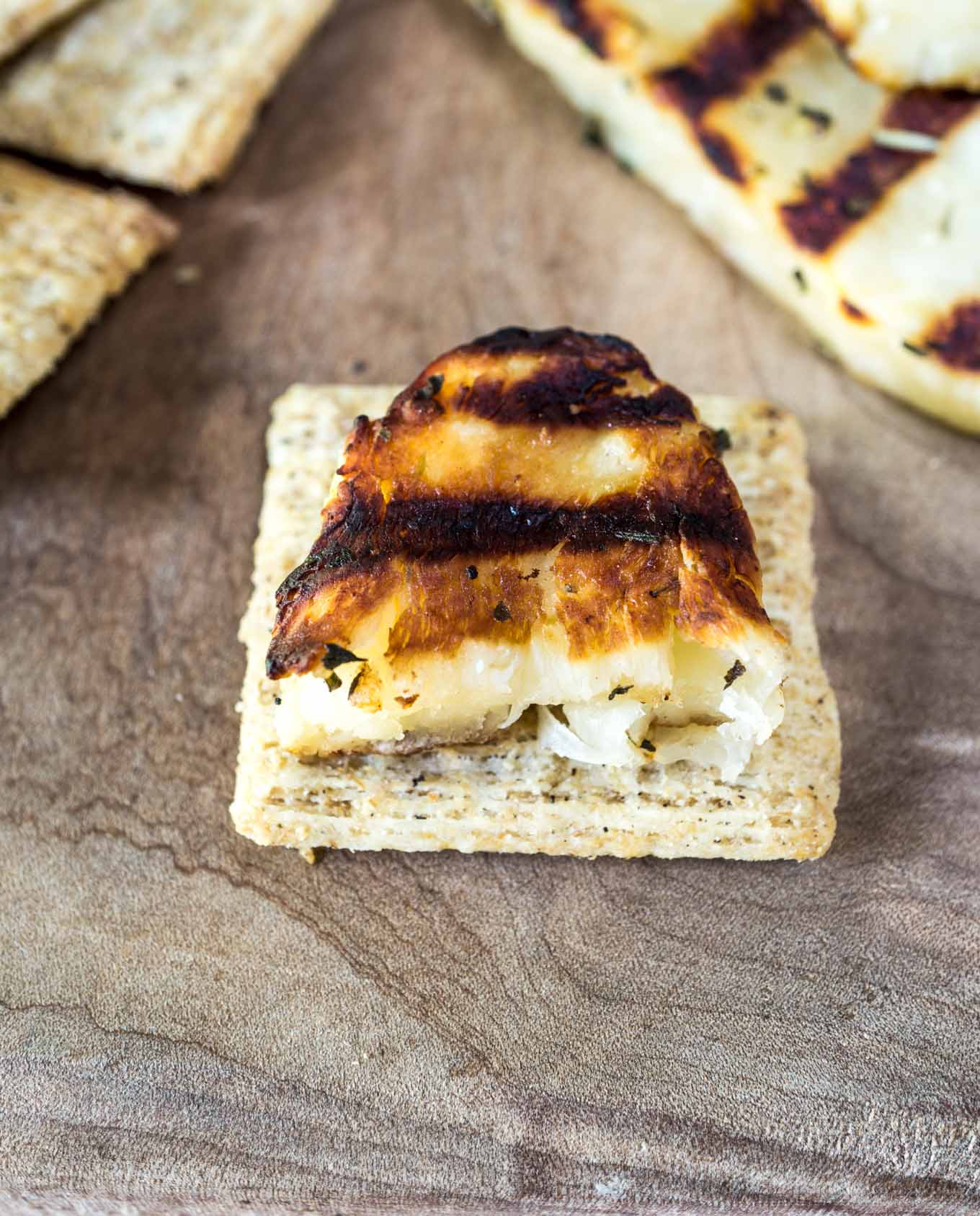 Grilled Halloumi with Tomato-Basil Topping (Hallotomatuit) - Hostess At ...