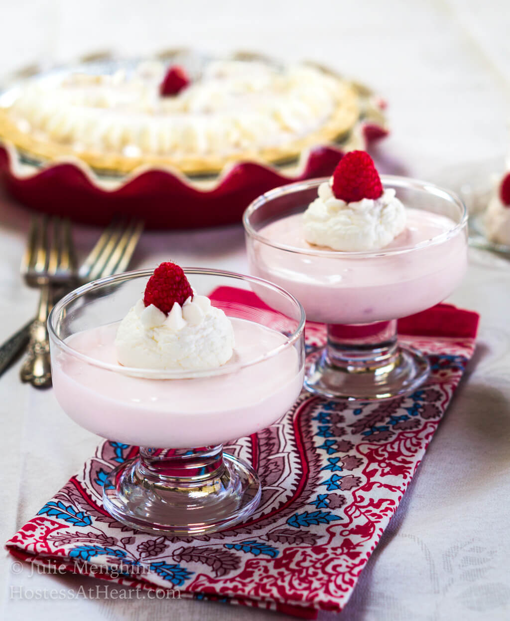 Raspberry Daiquiri Pie and Pudding Recipe - Hostess At Heart
