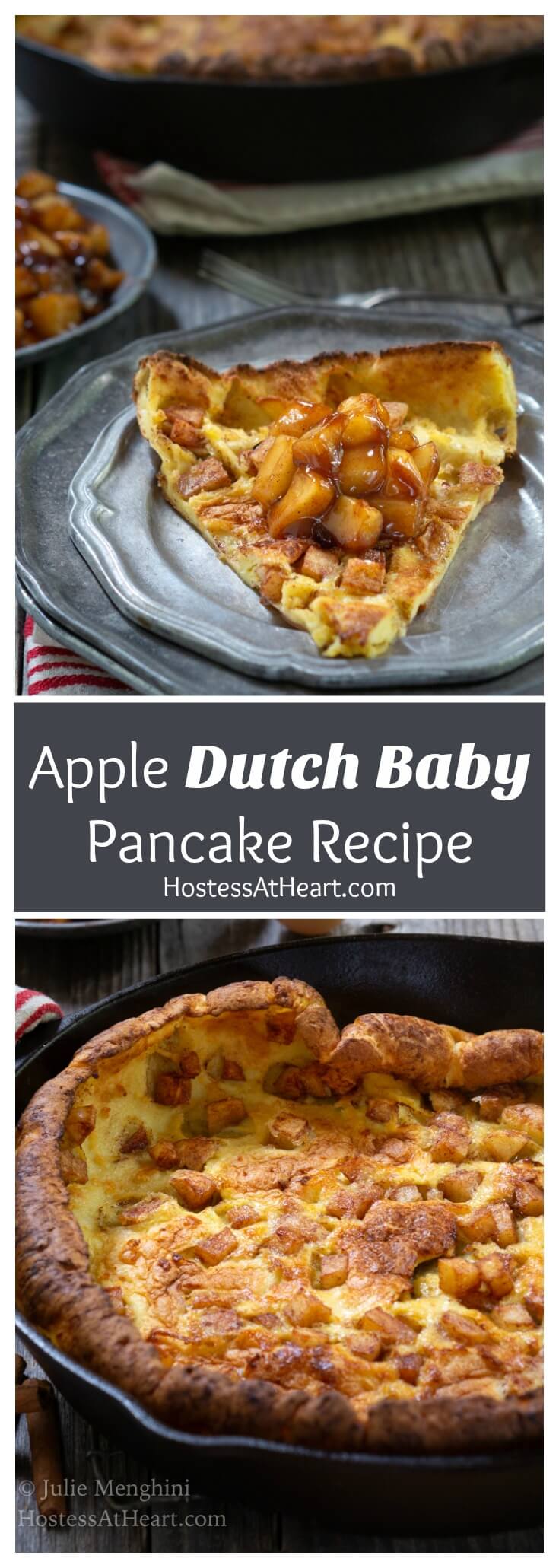 Apple Dutch Baby Pancake Recipe - Hostess At Heart
