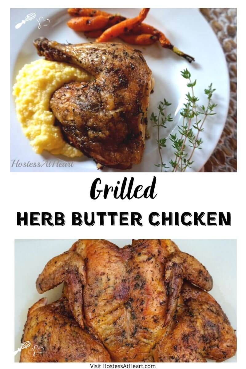 Grilled Herb Butter Chicken - Hostess At Heart