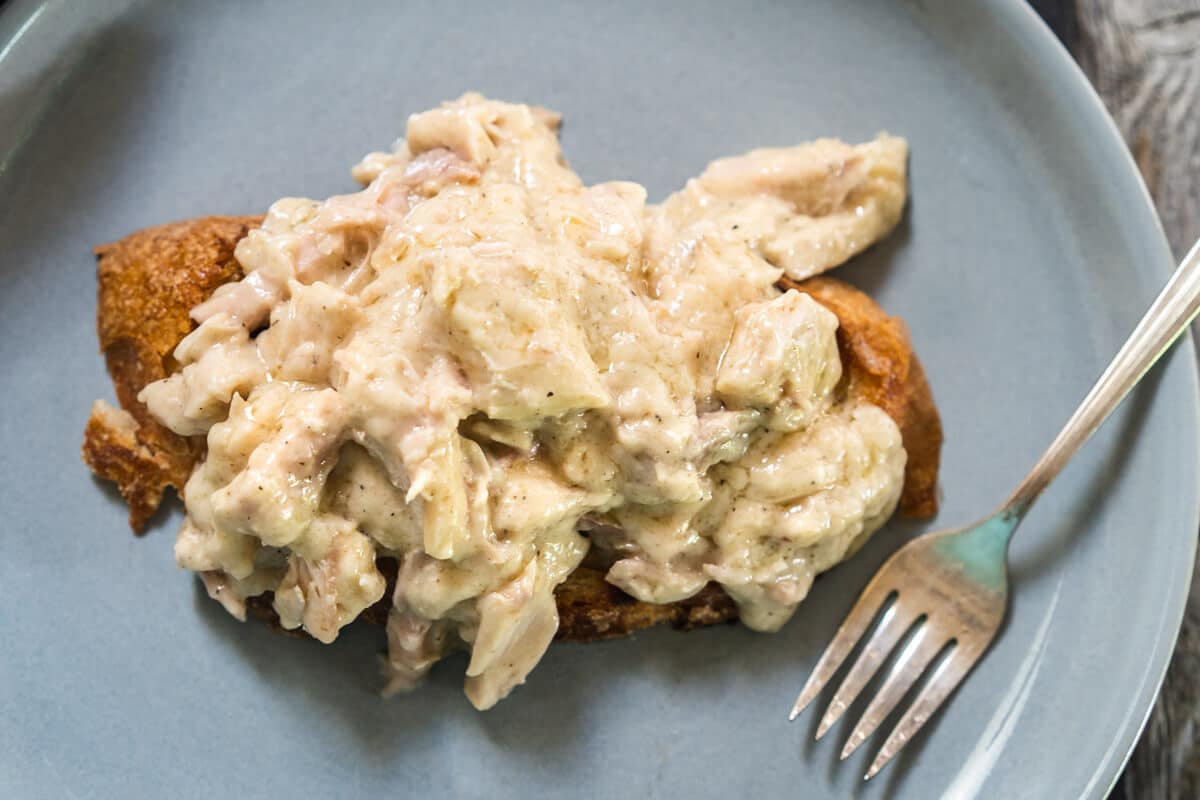 Creamy Hot Turkey Sandwich with Leftovers - Hostess At Heart