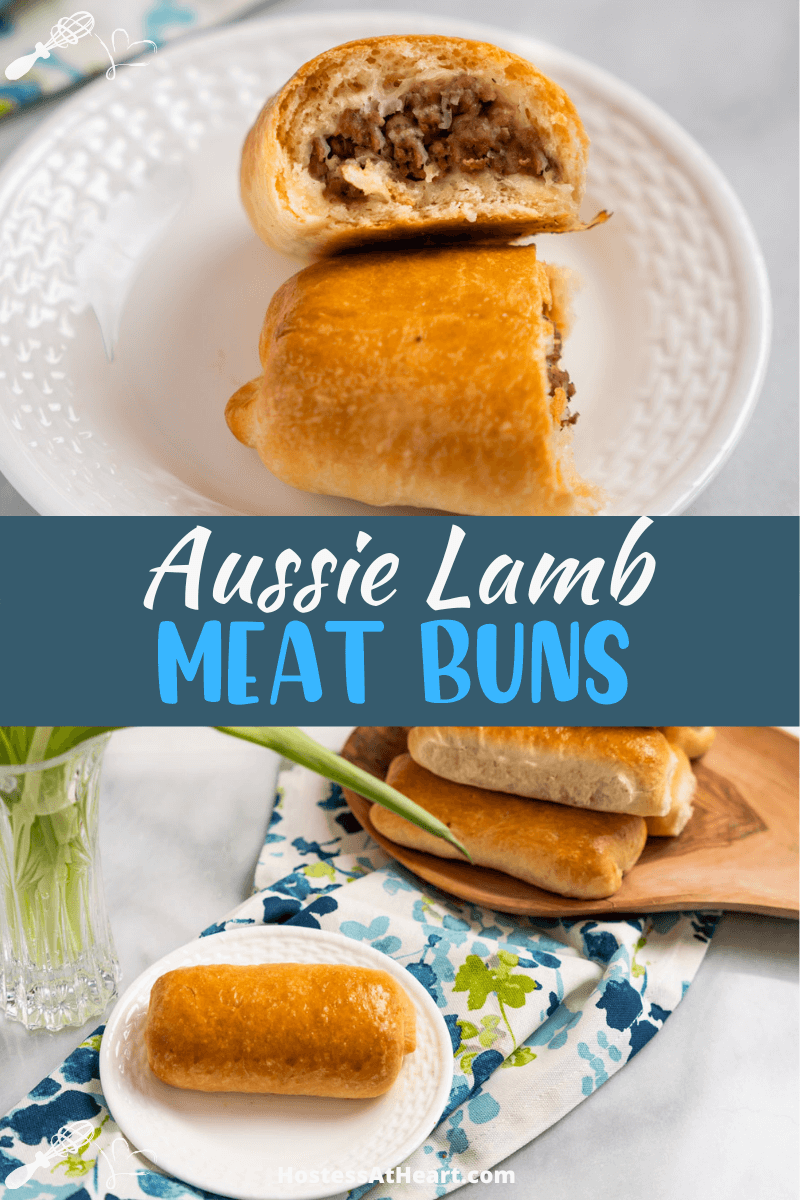 Ground Lamb Meat Bun Recipe (Meat Stuffed Bread) - Hostess At Heart