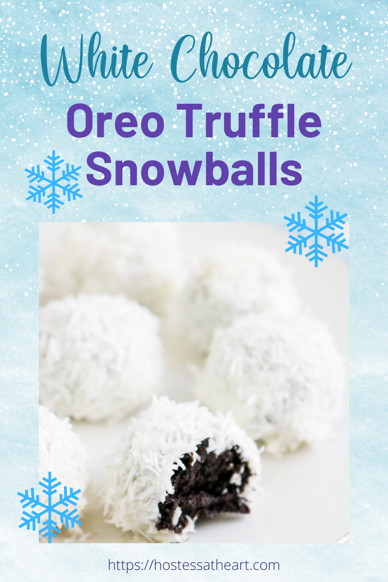 White Chocolate Oreo Truffles Recipe (Oreo Snowball Cookies) - Hostess ...