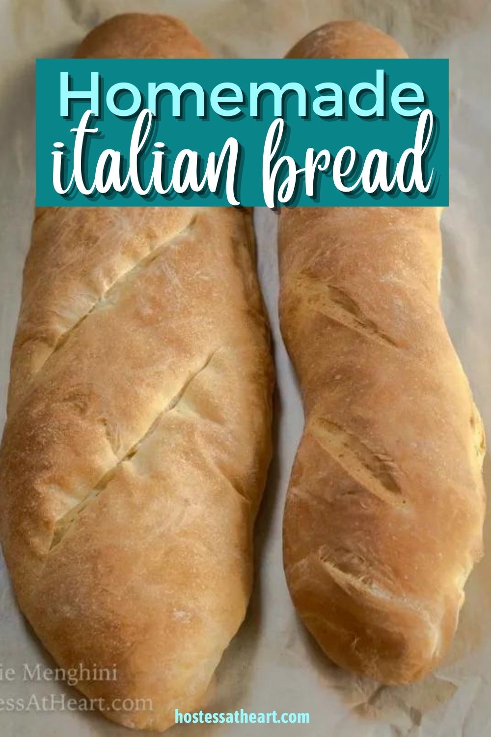 6-Ingredient Homemade Italian Bread Recipe - Hostess At Heart
