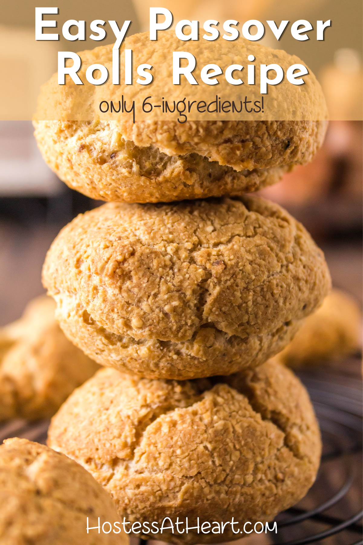 6 Ingredient Passover Rolls - Easy Recipe - Hostess At Heart