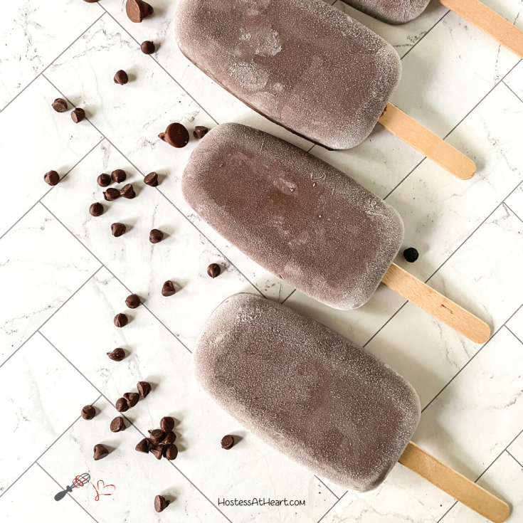Homemade Chocolate Fudge Pop Recipe - Hostess At Heart