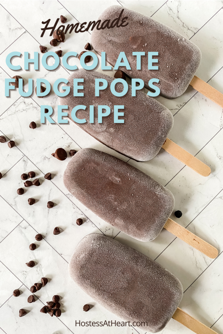 Homemade Chocolate Fudge Pop Recipe - Hostess At Heart