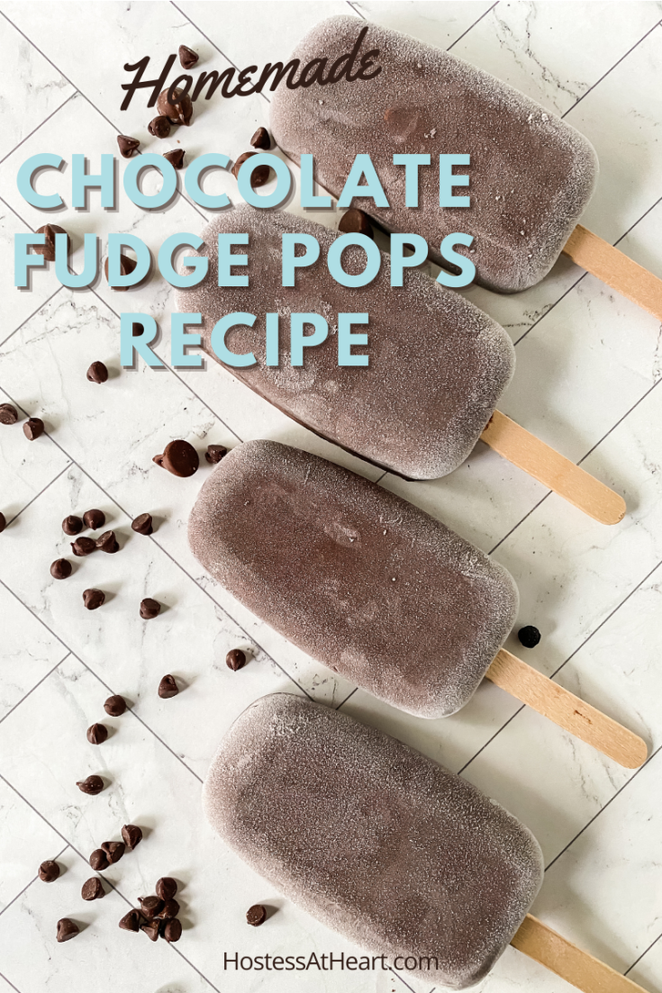 Homemade Chocolate Fudge Pop Recipe - Hostess At Heart