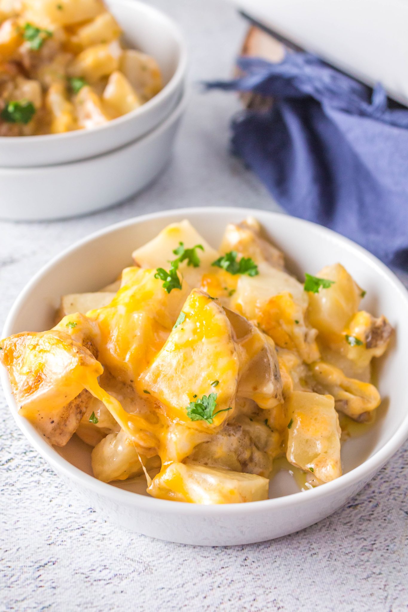 Easy Cheesy Potatoes Casserole (with Real Potatoes) - Hostess At Heart