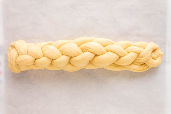 6 Strand Braided Challah Bread Recipe - Hostess At Heart