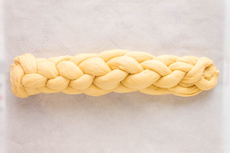 6 Strand Braided Challah Bread Recipe - Hostess At Heart
