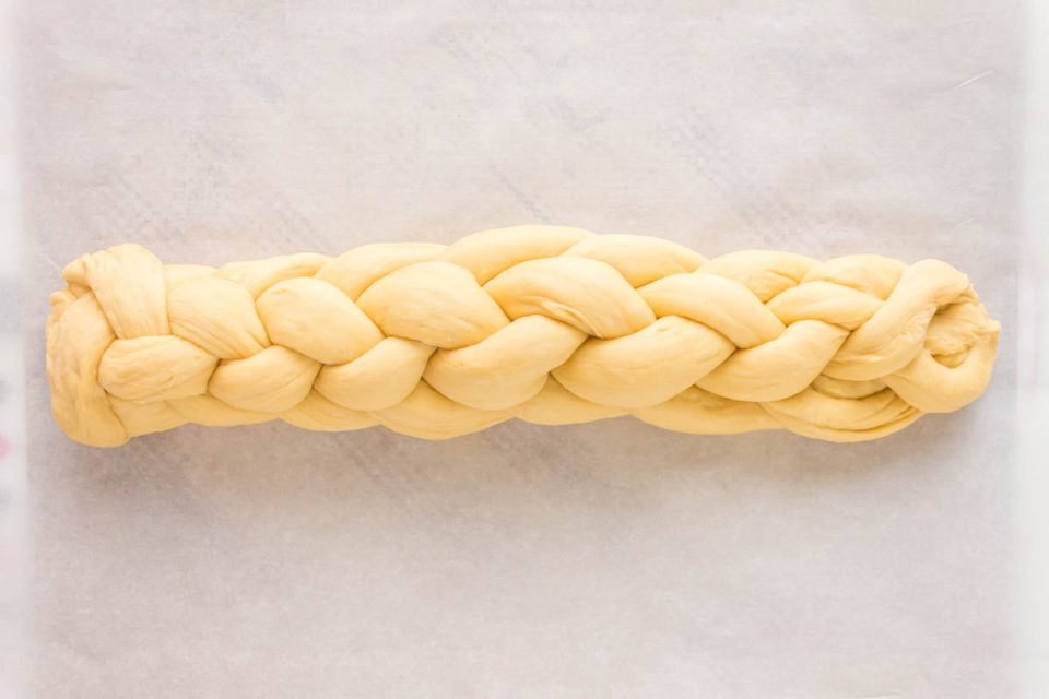 6 Strand Braided Challah Bread Recipe - Hostess At Heart