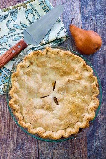Easy Pear Pie Recipe (with Fresh Pears) - Hostess At Heart