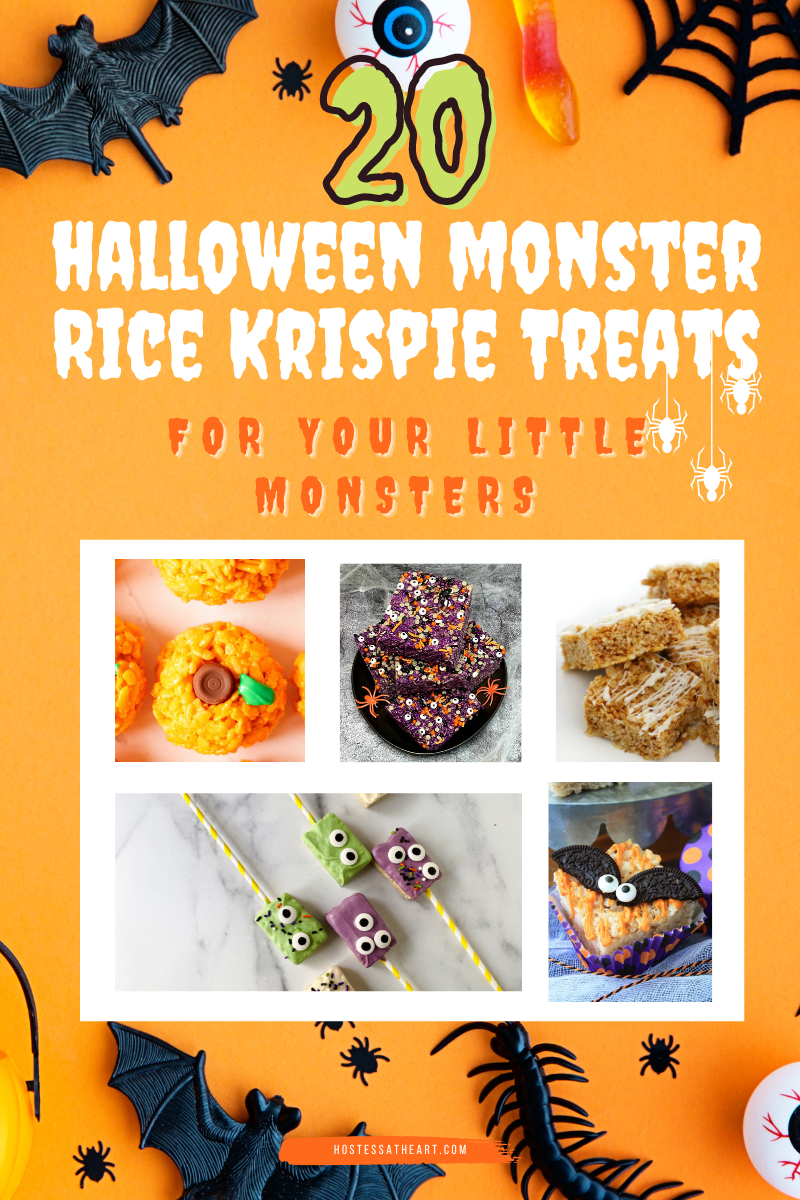 20 Halloween Rice Krispies Treats Recipes - Hostess At Heart