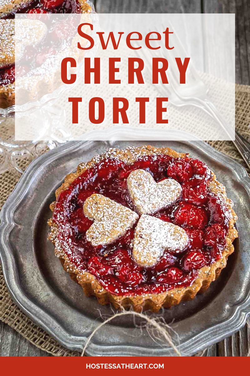 Homemade Sweet Cherry Torte Recipe - Hostess At Heart