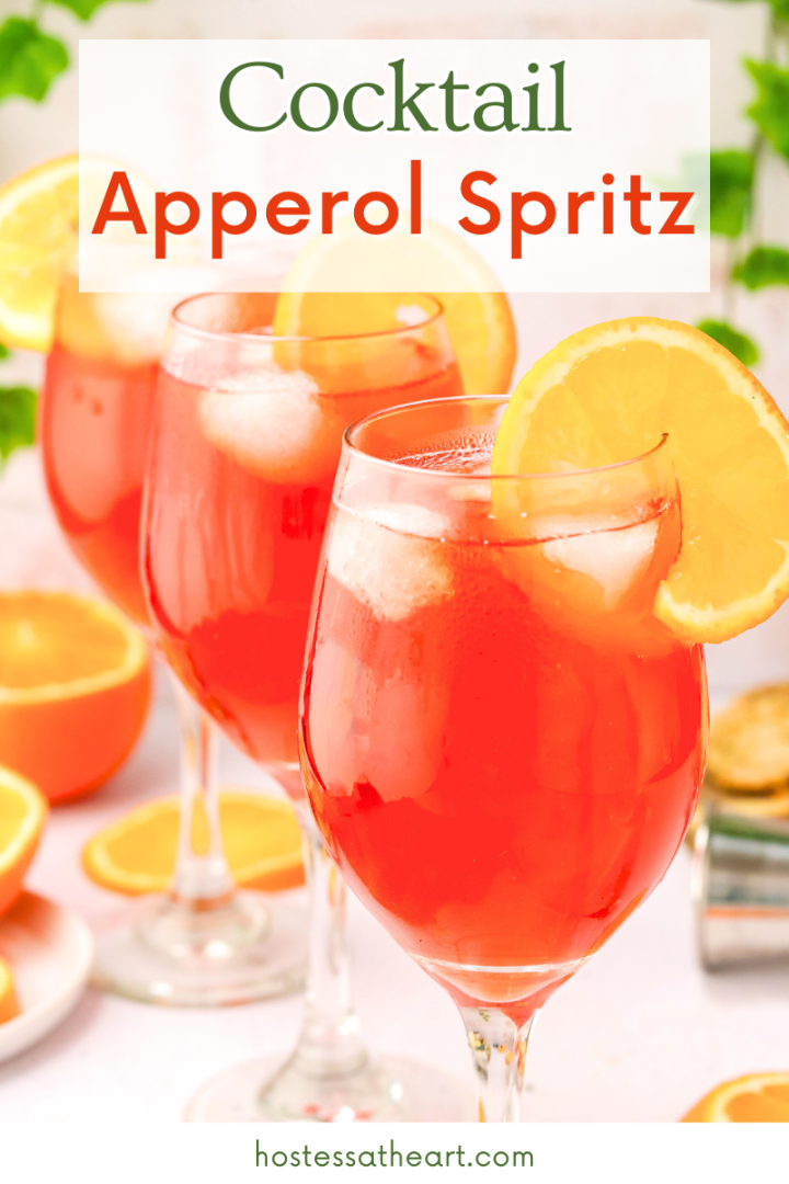 Aperol Spritz Cocktail Recipe - Hostess At Heart