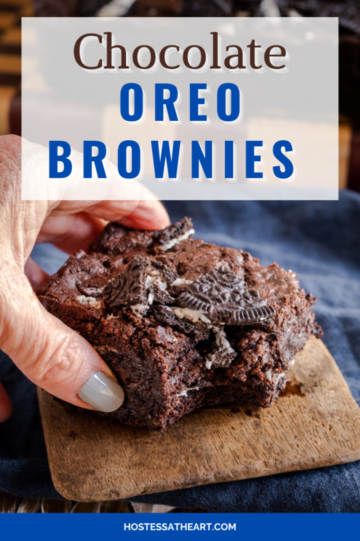 Easy Chocolate Oreo Brownies Recipe - Hostess At Heart
