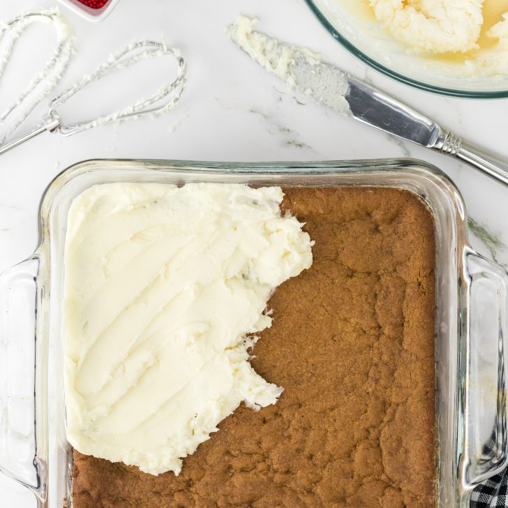 Gingerbread Bar Recipe (with Cream Cheese Frosting) - Hostess At Heart
