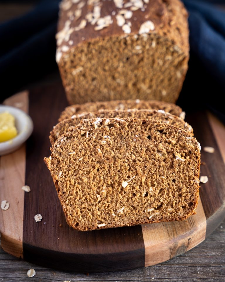 Easy Irish Brown Bread Recipe (with Oats) - Hostess At Heart