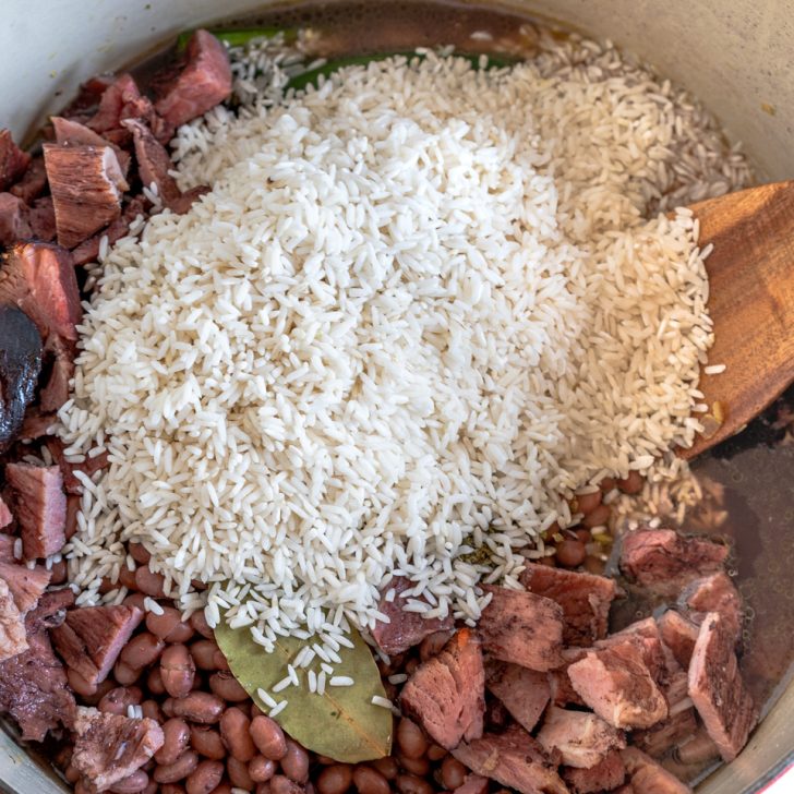 Cuban Red Beans and Rice Recipe (Congri) - Hostess At Heart