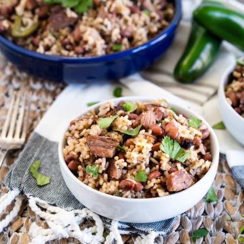 Cuban Red Beans and Rice Recipe (Congri) - Hostess At Heart