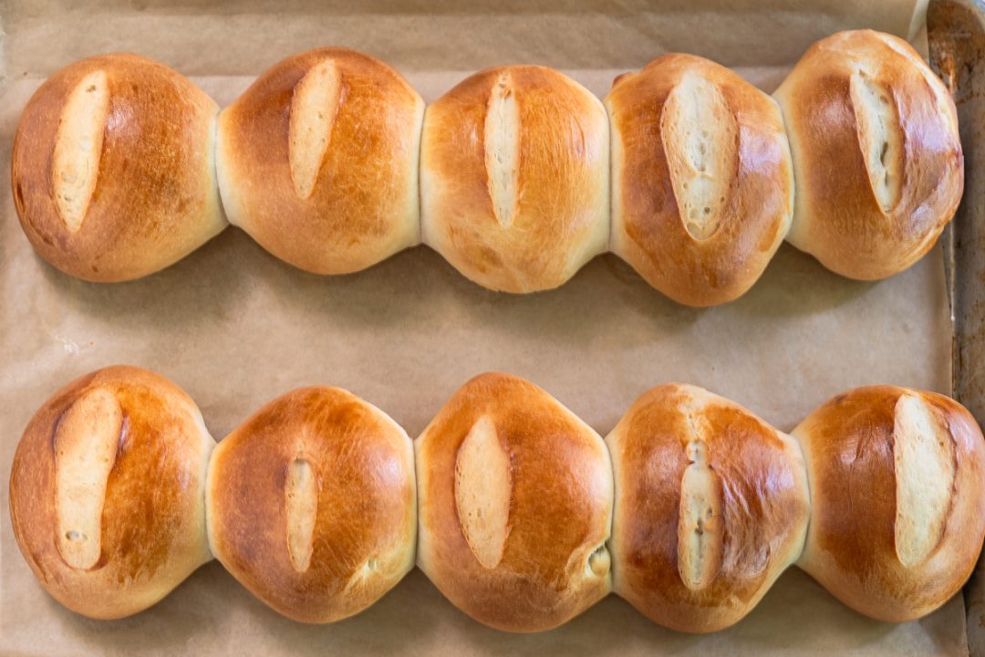 Cuban Medianoche Bread Recipe (Pan de Media Noche) - Hostess At Heart