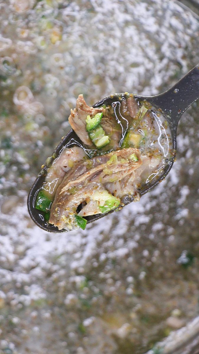 Pulled Pork Green Chile Recipe (Chili Verde) - Hostess At Heart