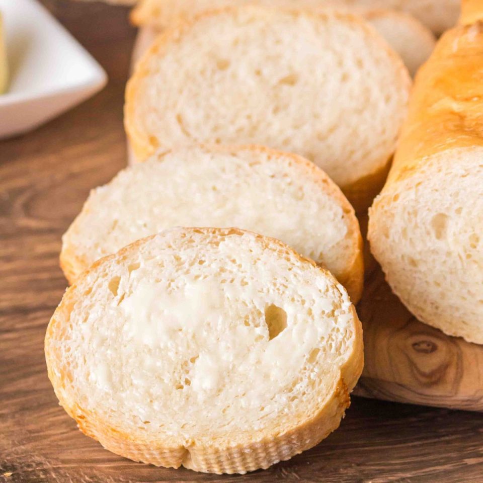 Easy Homemade French Bread Recipe (Two Baguettes) - Hostess At Heart