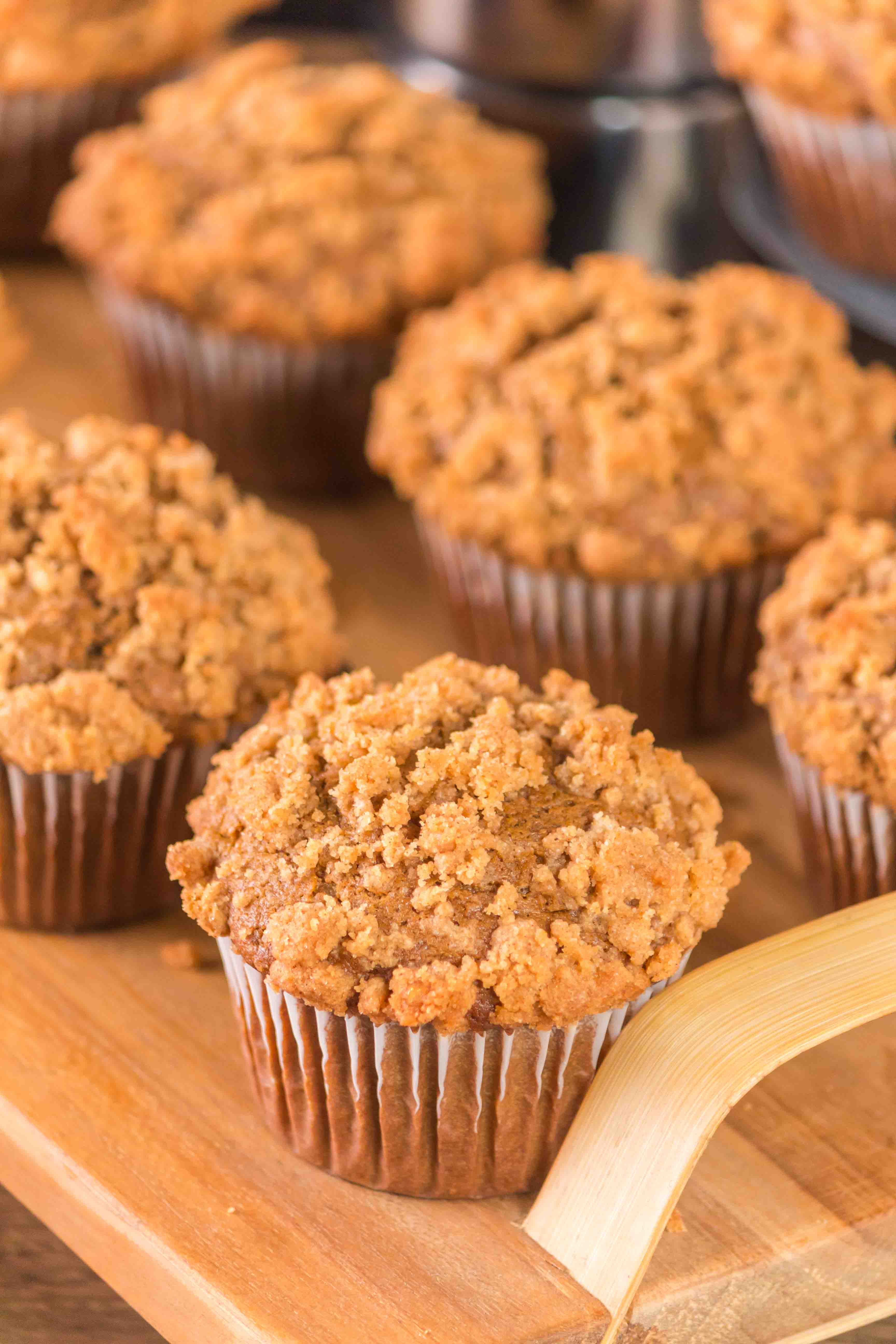 Gingerbread Muffins Recipe (with Streusel Topping) - Hostess At Heart
