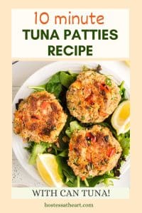 Easy Tuna Patties Recipe (with Canned Tuna) - Hostess At Heart