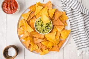 Homemade Baked Corn Tortilla Chips Recipe - Hostess At Heart