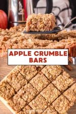 Easy Apple Crumble Bars Recipe - Hostess At Heart