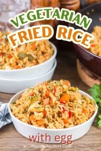 Simple Fried Rice Recipe with Egg - Hostess At Heart