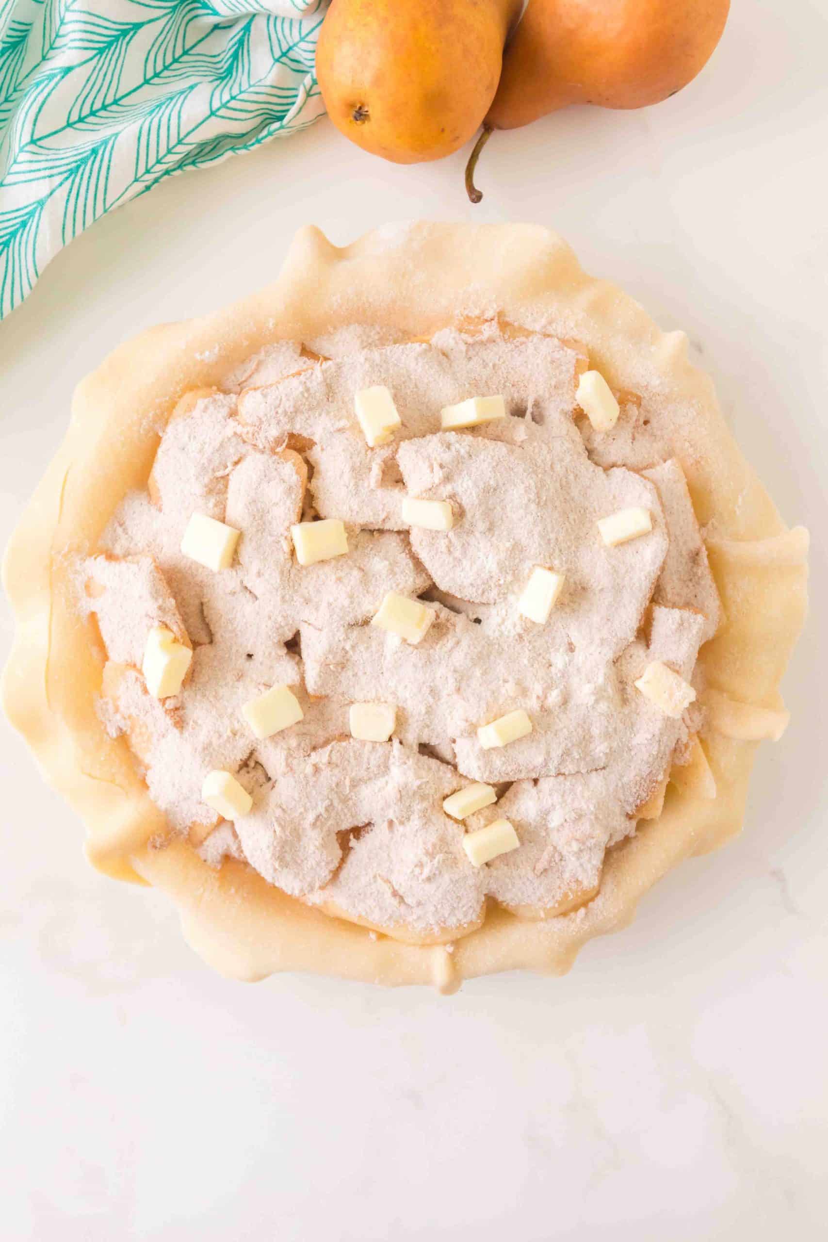 Easy Pear Pie Recipe (with Fresh Pears) - Hostess At Heart