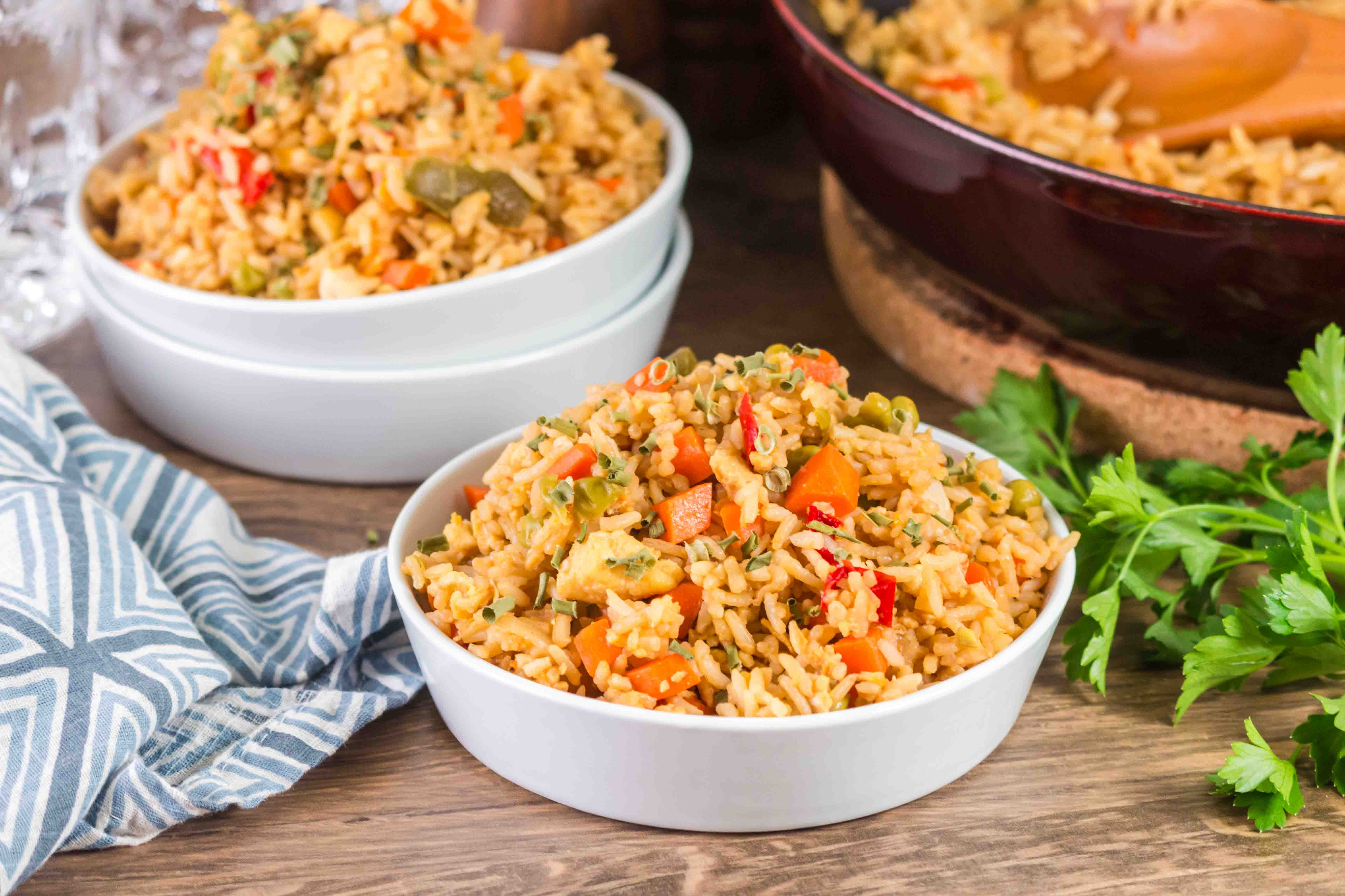 Simple Fried Rice Recipe with Egg - Hostess At Heart