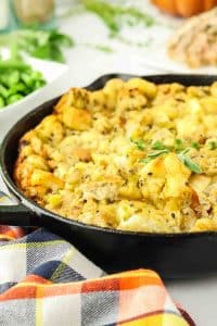 The Ultimate Crispy Herb Stuffing Recipe (One Skillet Wonder ...