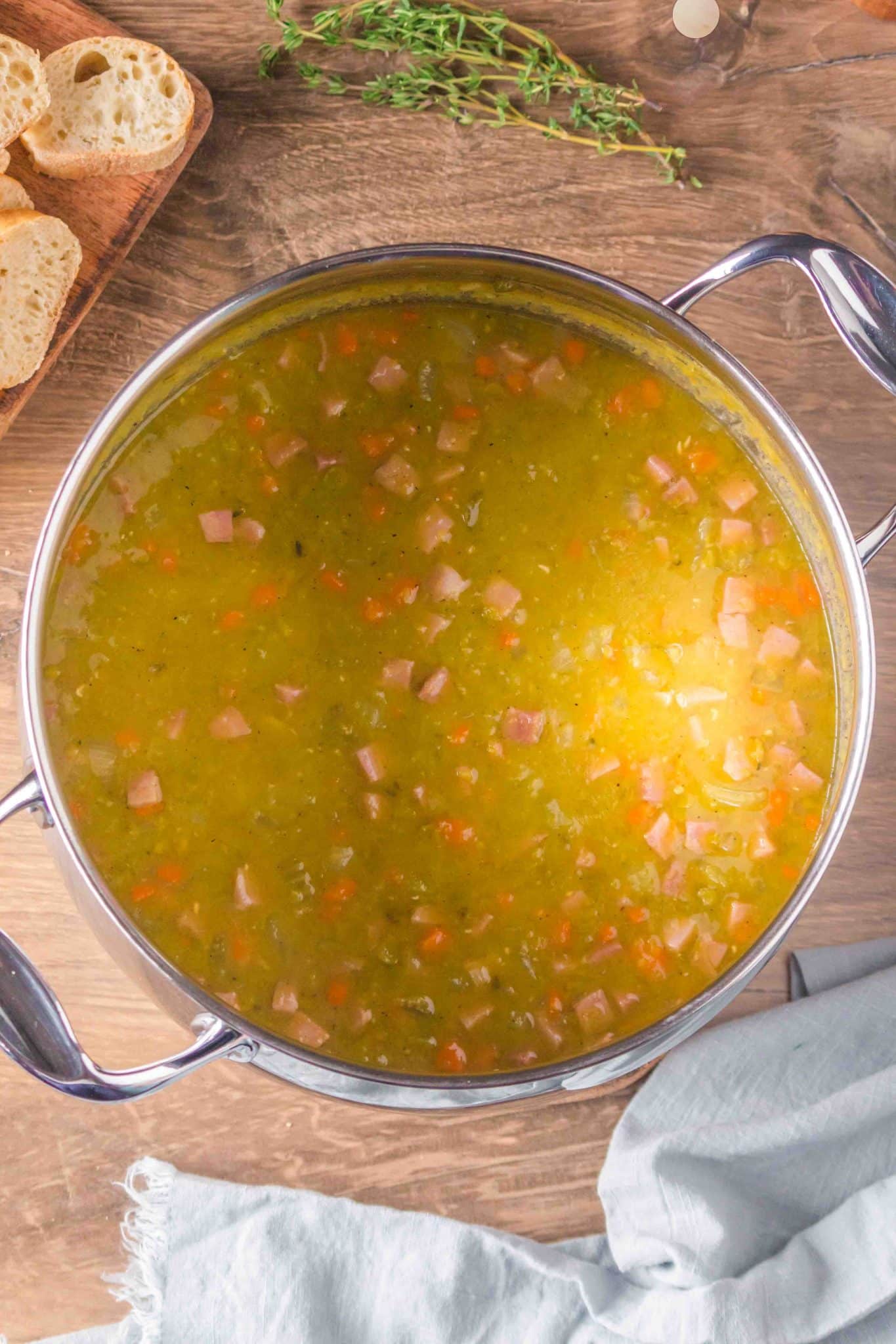 Split Pea and Ham Soup: The Ultimate Leftover Ham Recipe - Hostess At Heart