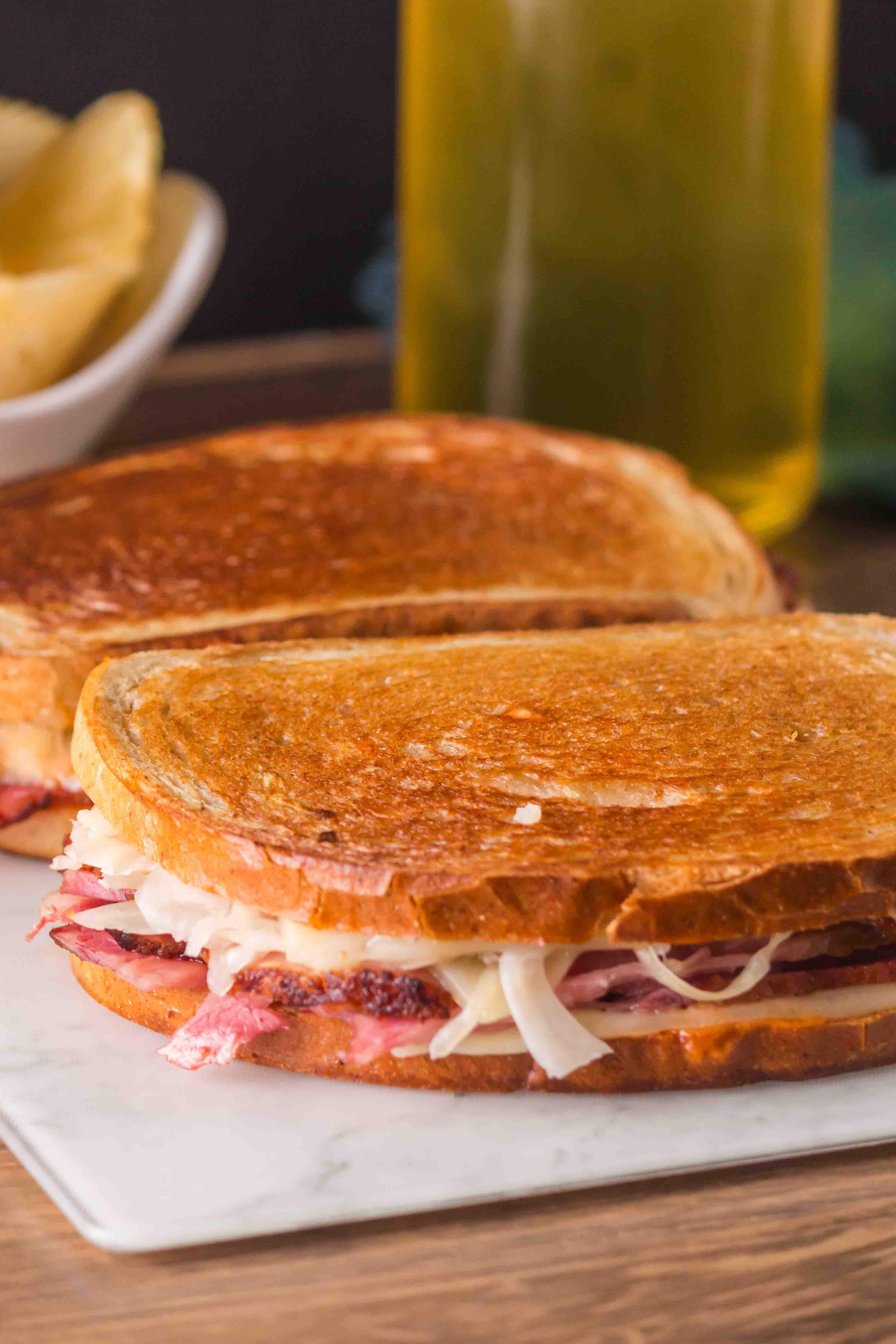 Classic Corned Beef Reuben Sandwich Recipe - Hostess At Heart